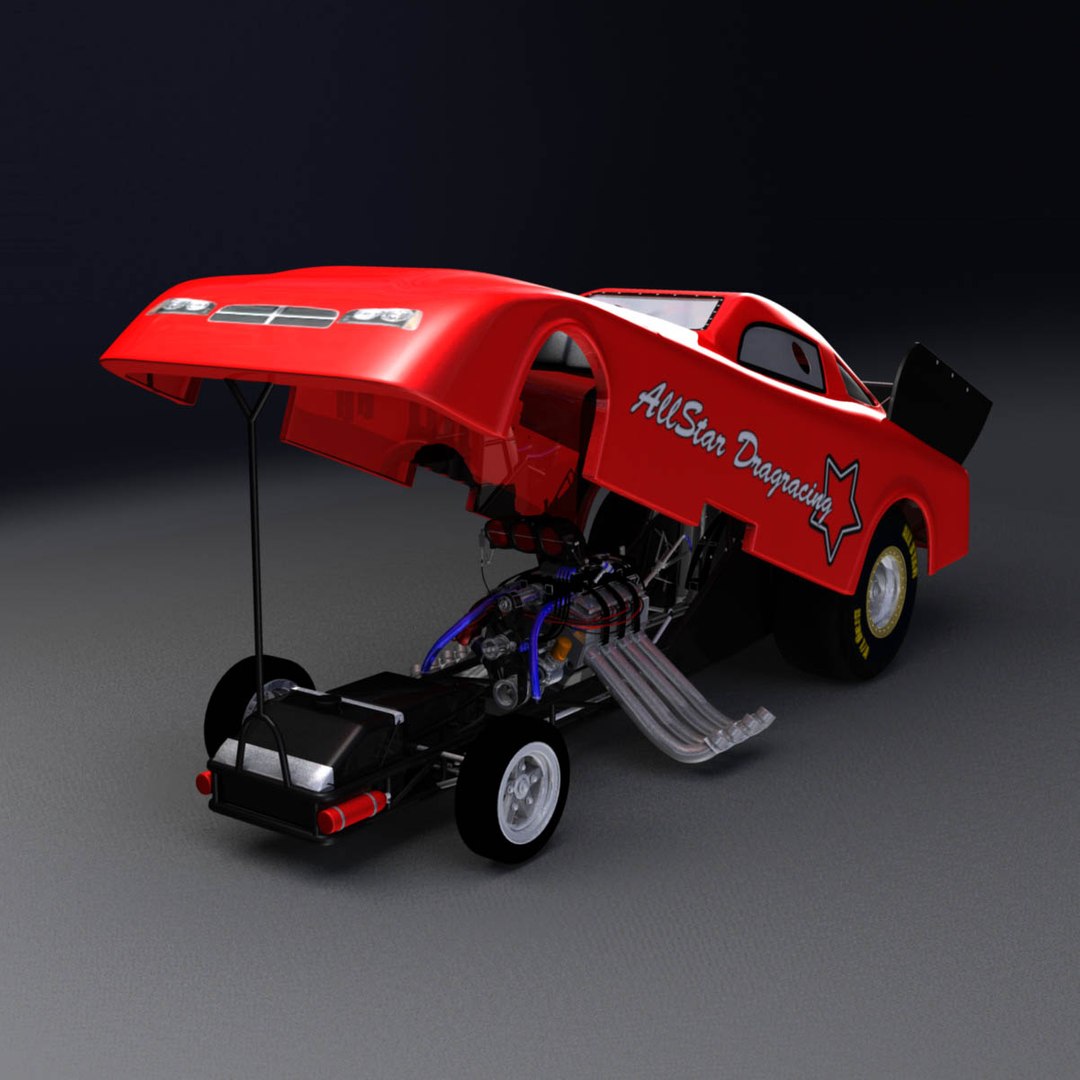 3d Model Funny Car