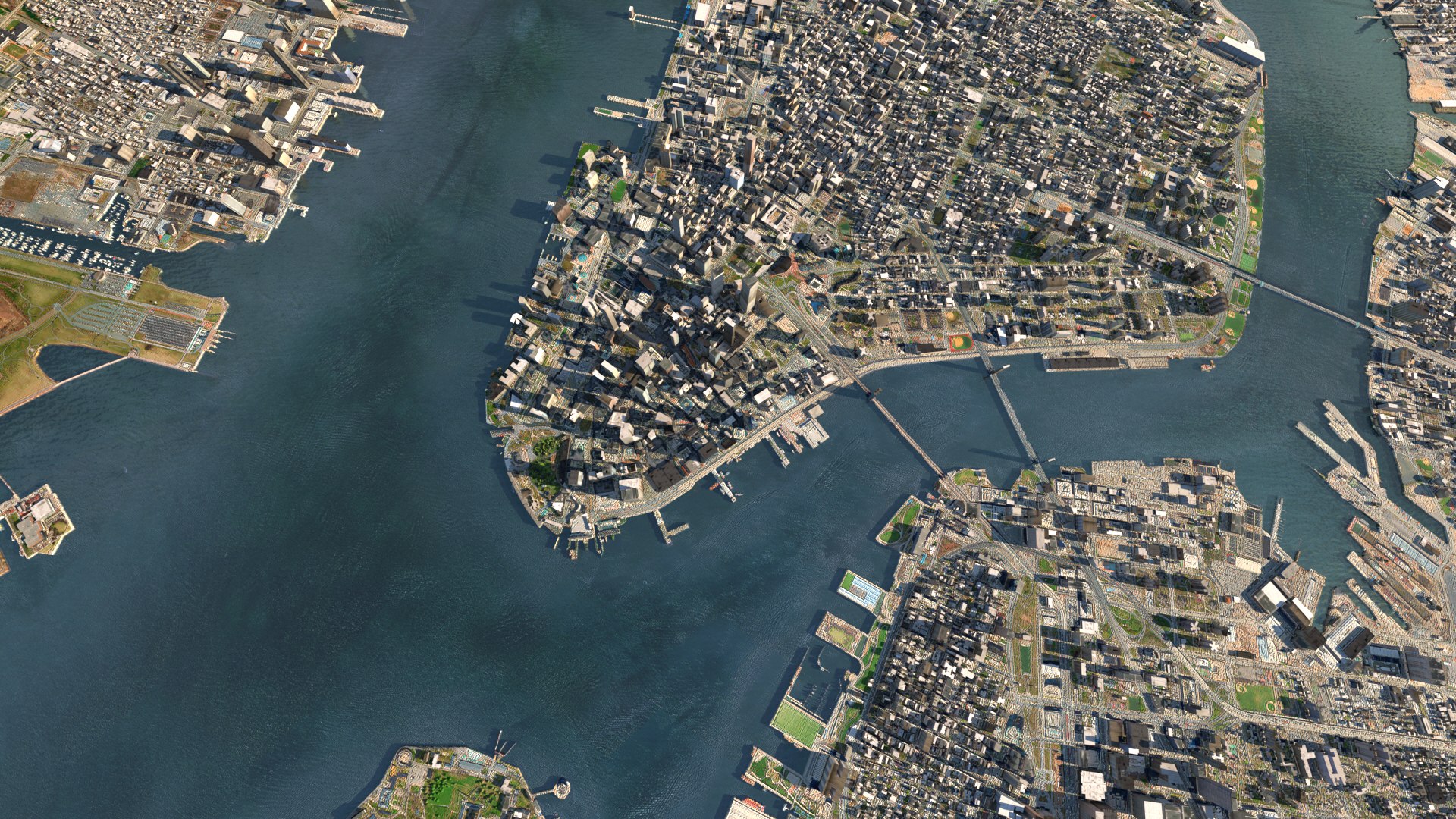Manhattan City Model - TurboSquid 1442424