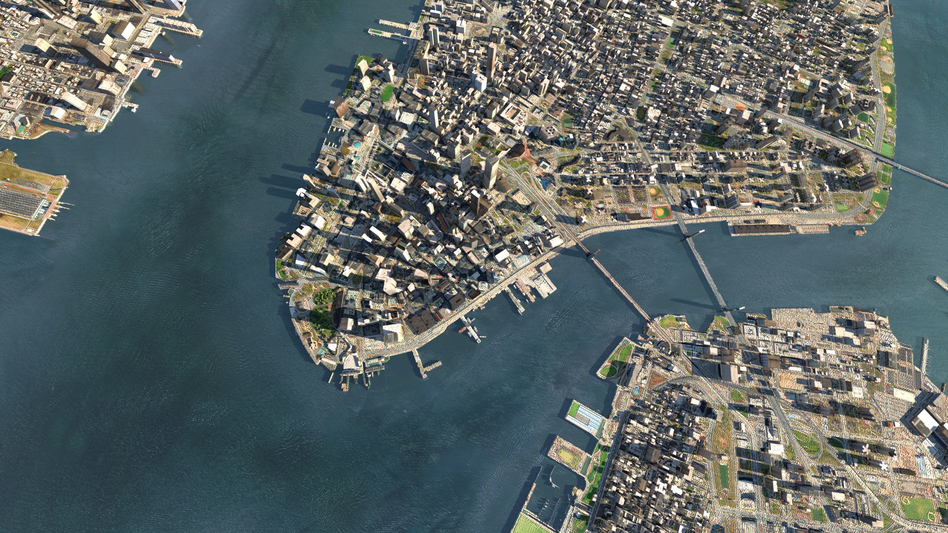 Manhattan City Model - TurboSquid 1442424