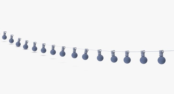 3d model of string lights 03