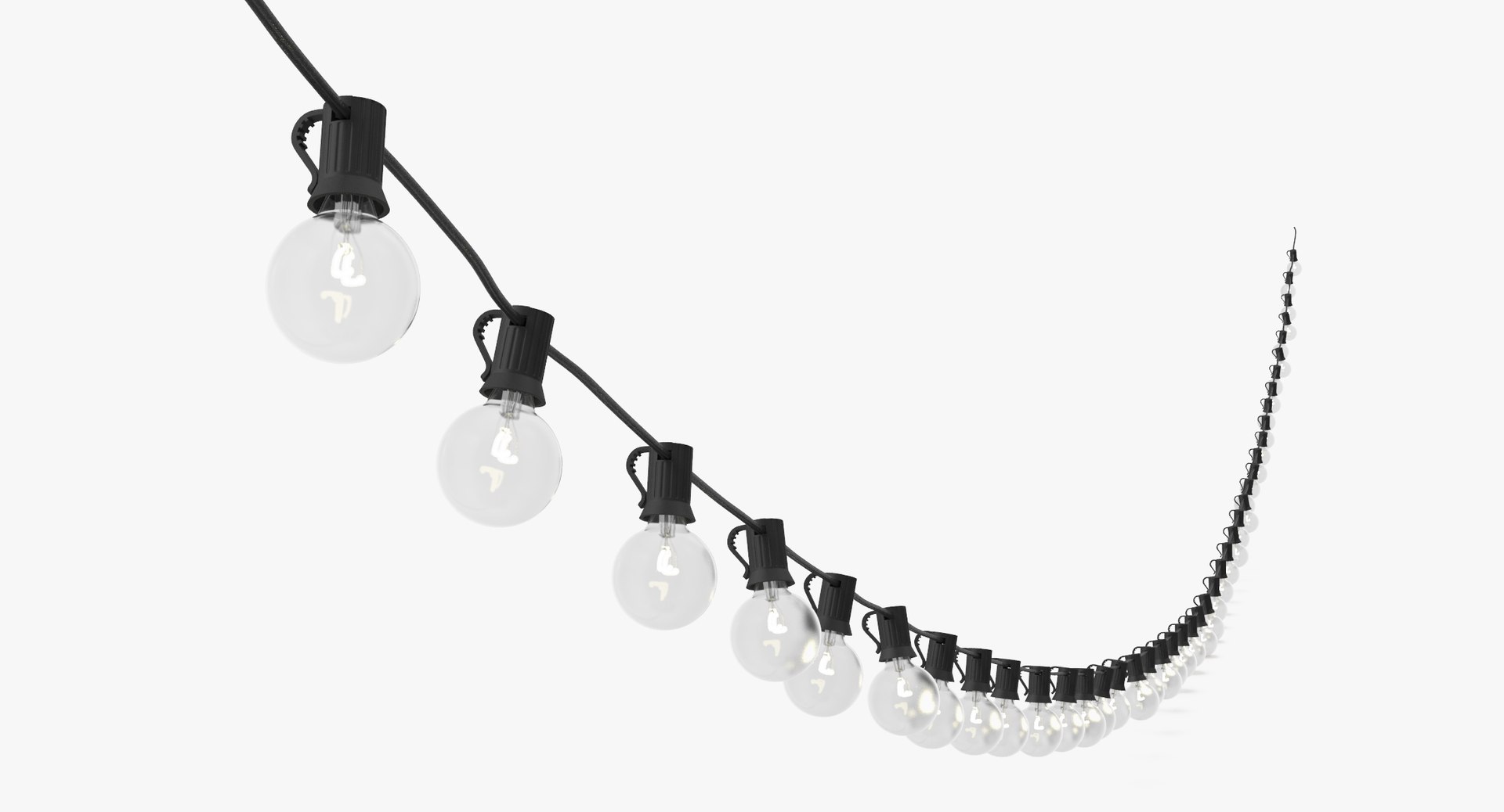 3d Model Of String Lights 03