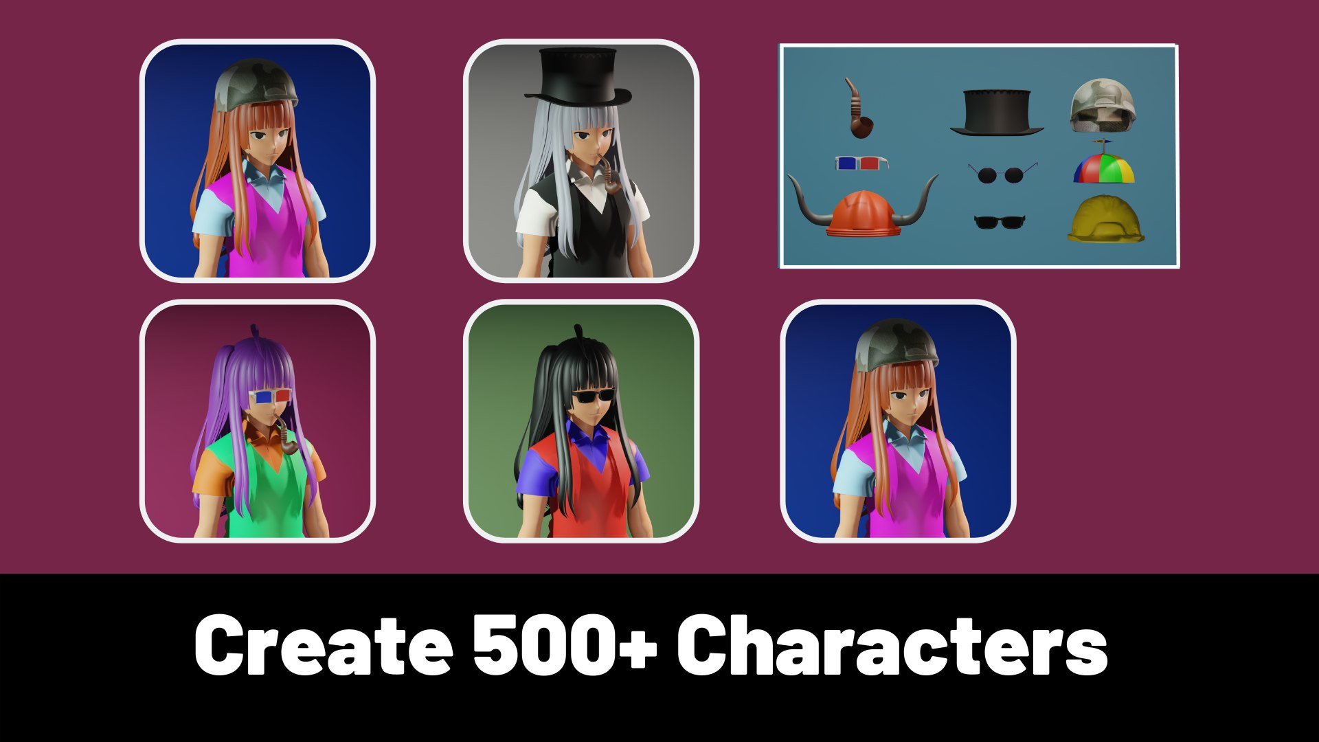 3d NFT Characters - Series XIII 3D Model - TurboSquid 1881539