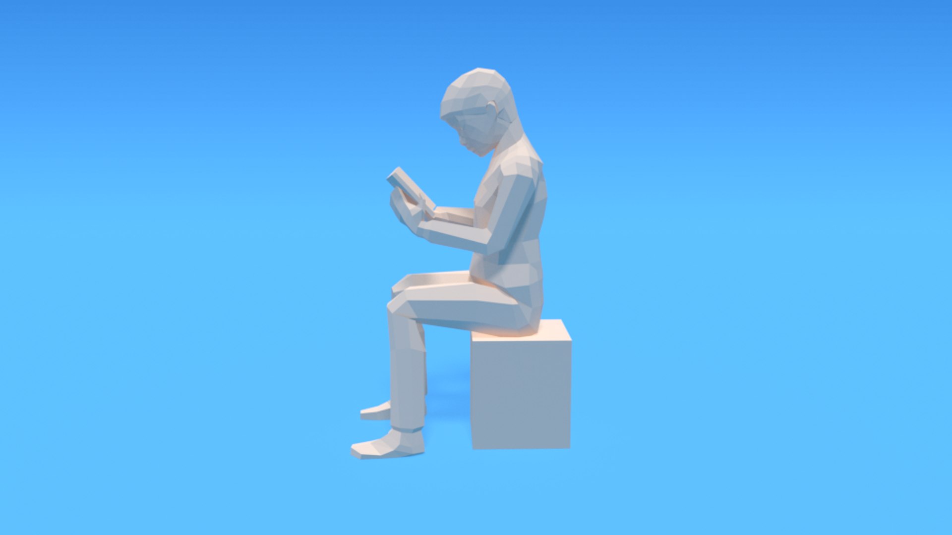 Kid Reading Book 3D Model - TurboSquid 1416920