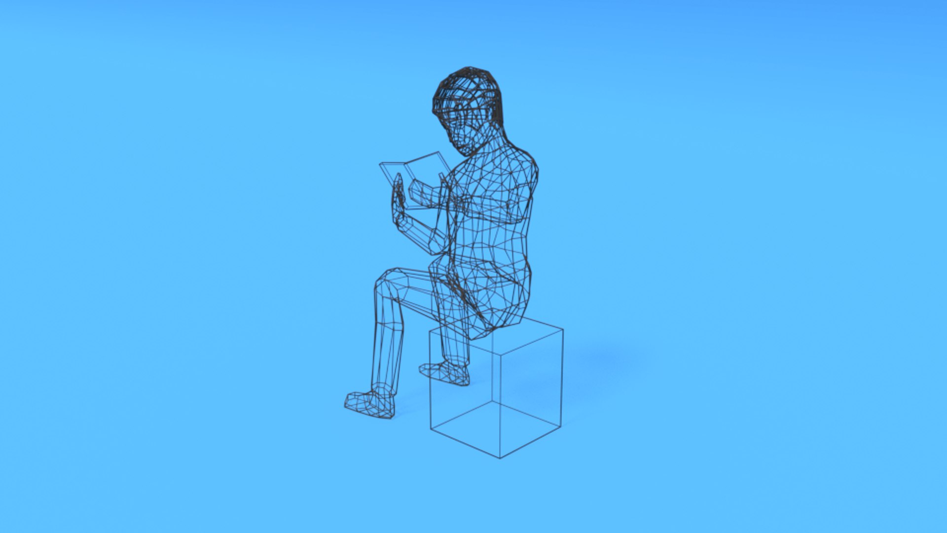 Kid Reading Book 3D Model - TurboSquid 1416920