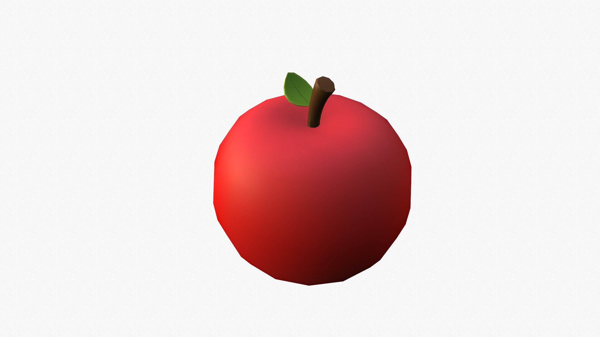 Cartoon Apple 3D Model - TurboSquid 1916863