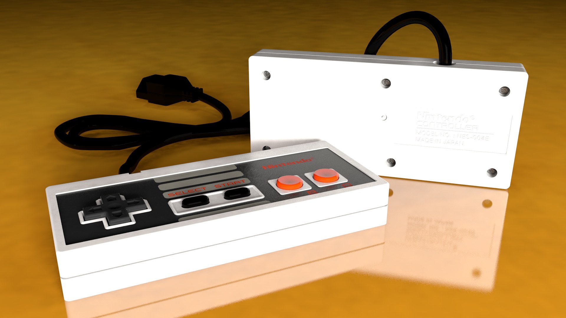 3D Controler NES 8 Bits Model - TurboSquid 1895916
