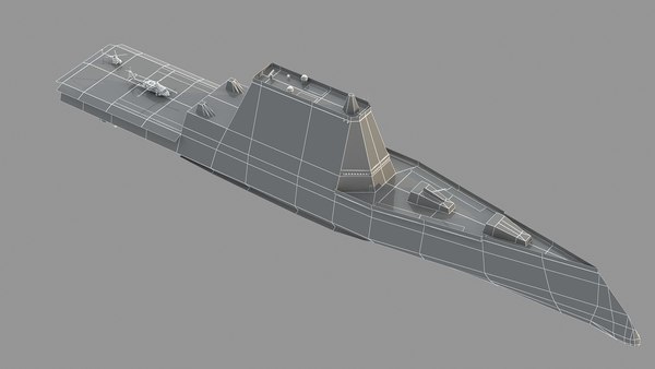 USS LYNDON B. JOHNSON DDG 1002 Zumwalt class model - TurboSquid 1830193