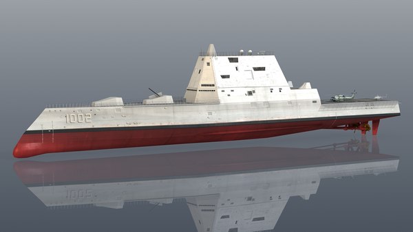 USS LYNDON B. JOHNSON DDG 1002 Zumwalt class model - TurboSquid 1830193