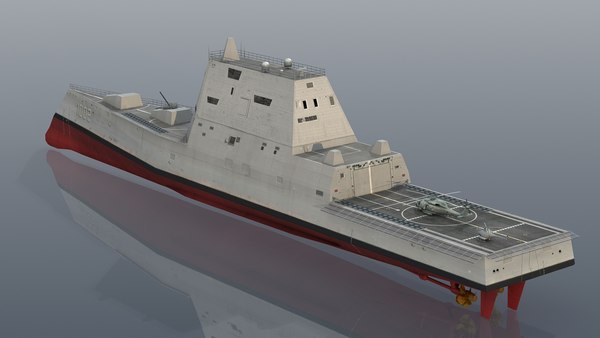 USS LYNDON B. JOHNSON DDG 1002 Zumwalt class model - TurboSquid 1830193