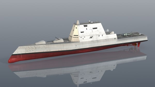 USS LYNDON B. JOHNSON DDG 1002 Zumwalt class model - TurboSquid 1830193