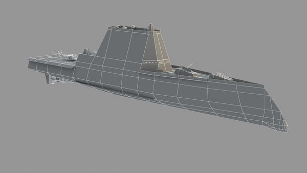USS LYNDON B. JOHNSON DDG 1002 Zumwalt class model - TurboSquid 1830193