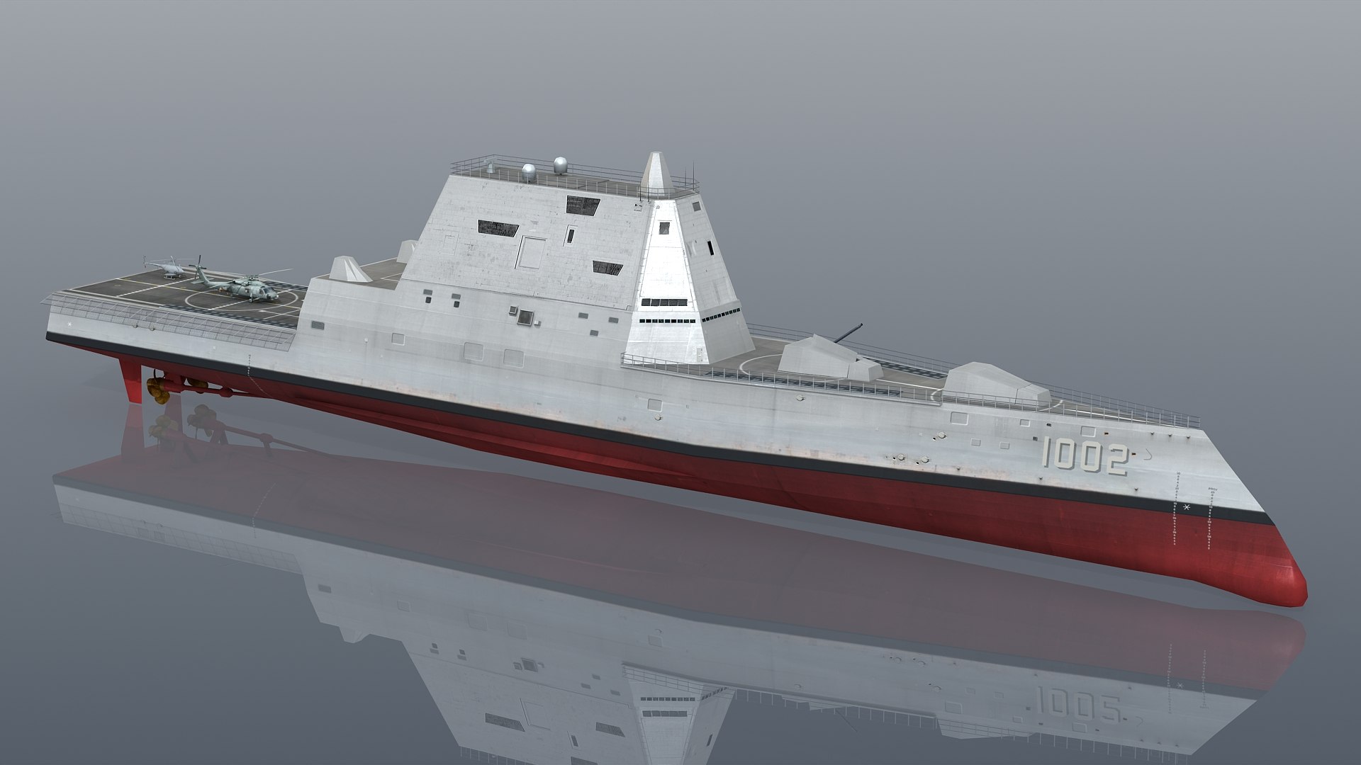 USS LYNDON B. JOHNSON DDG 1002 Zumwalt Class Model - TurboSquid 1830193