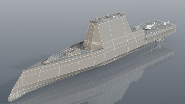 USS LYNDON B. JOHNSON DDG 1002 Zumwalt class model - TurboSquid 1830193