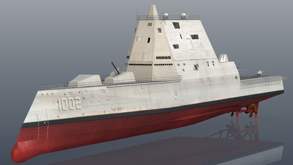 USS LYNDON B. JOHNSON DDG 1002 Zumwalt class model - TurboSquid 1830193