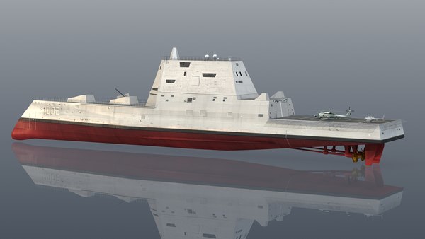 USS LYNDON B. JOHNSON DDG 1002 Zumwalt class model - TurboSquid 1830193