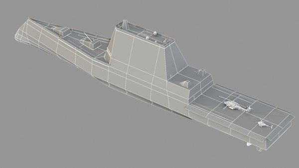 USS LYNDON B. JOHNSON DDG 1002 Zumwalt class model - TurboSquid 1830193