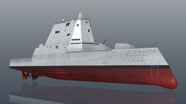 USS LYNDON B. JOHNSON DDG 1002 Zumwalt class model - TurboSquid 1830193