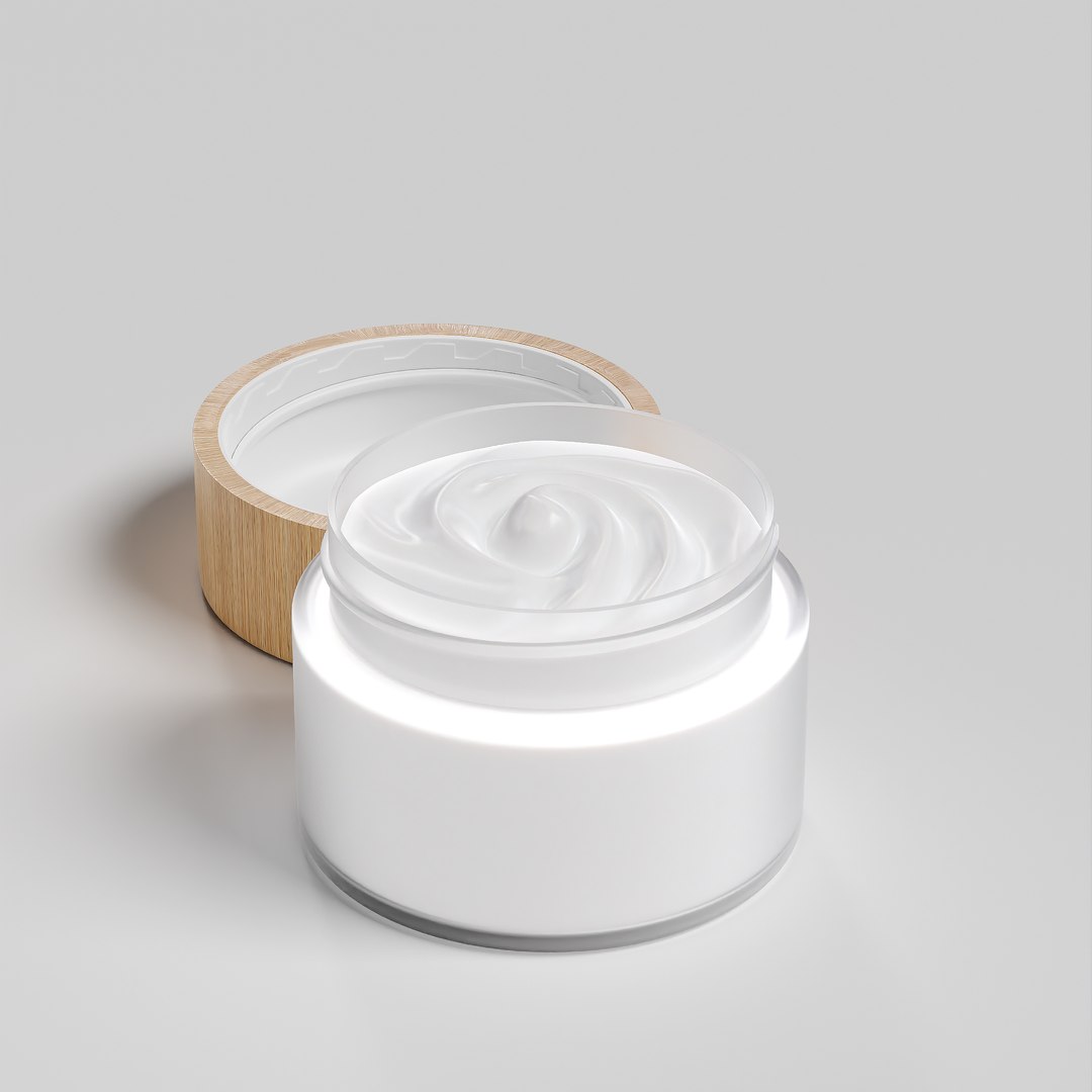 3D Cream Jar 37 - TurboSquid 1965888