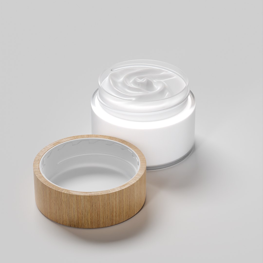 3D Cream Jar 37 - TurboSquid 1965888