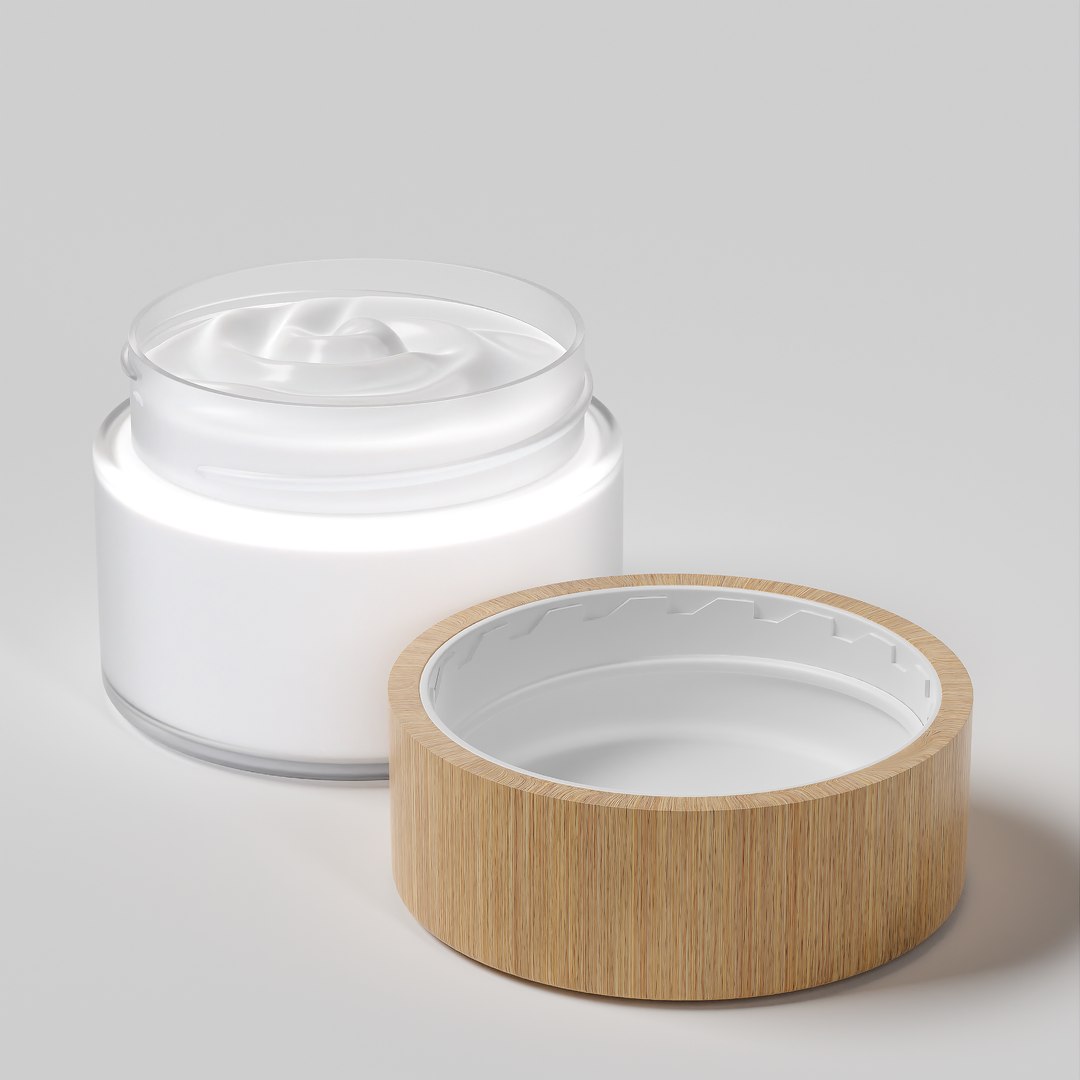 3D Cream Jar 37 - TurboSquid 1965888