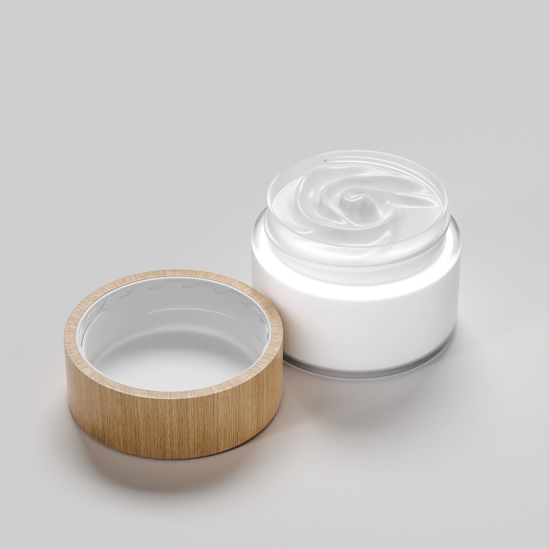 3D Cream Jar 37 - TurboSquid 1965888