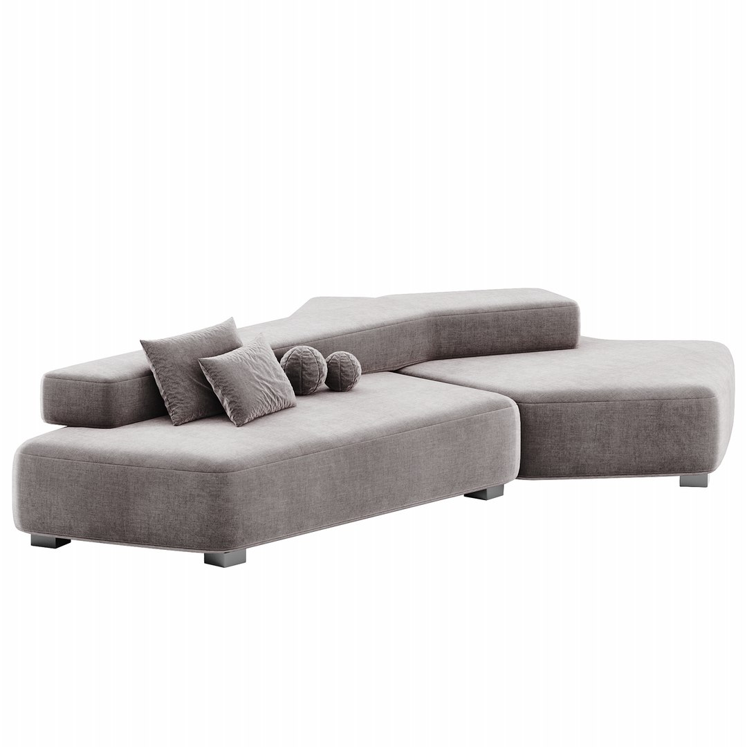 Rift Sofa 01 By Moroso 3D Model - TurboSquid 2194229