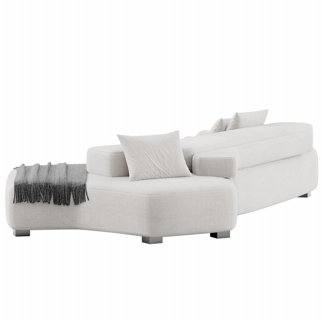 Rift Sofa 01 By Moroso 3D Model - TurboSquid 2194229