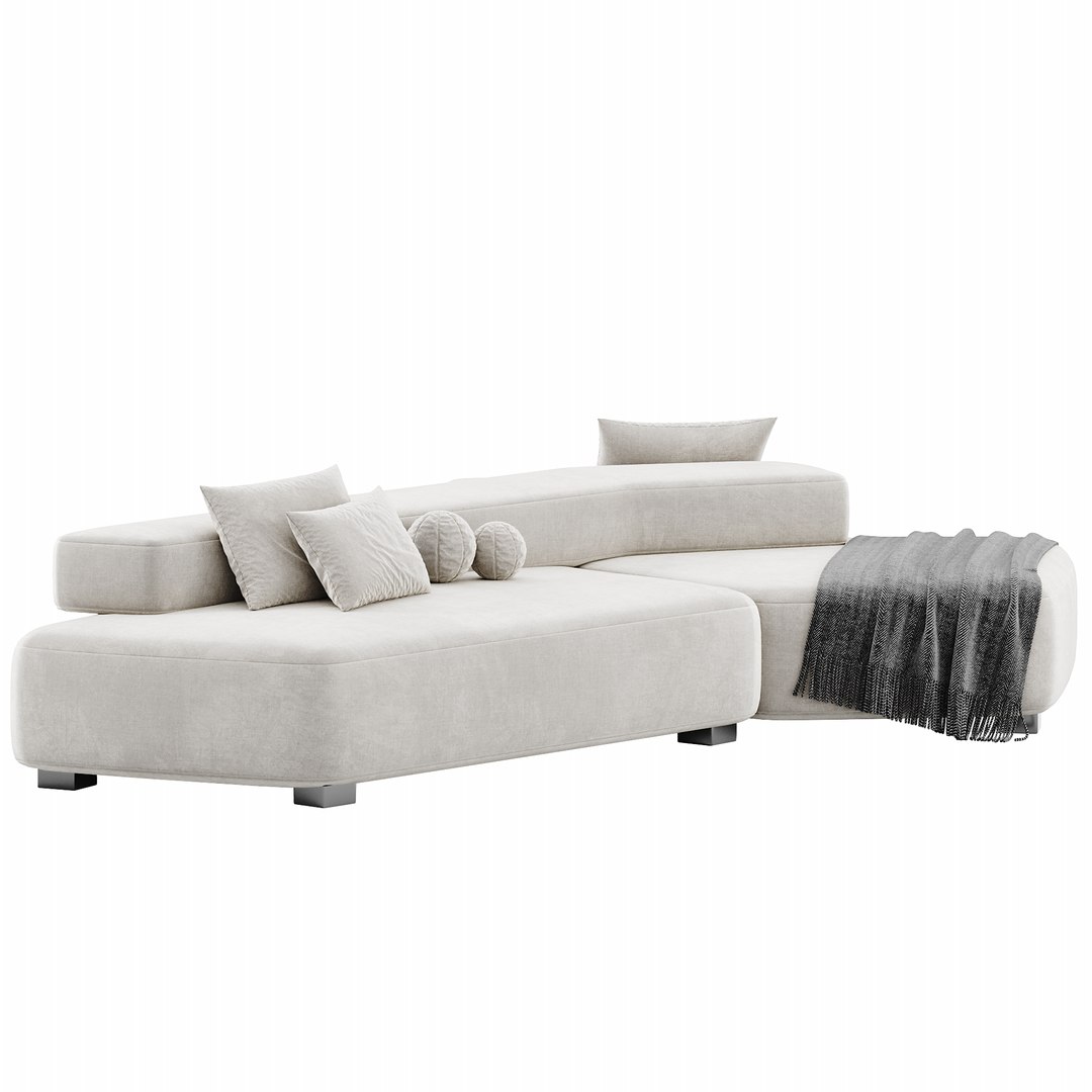 Rift Sofa 01 By Moroso 3D Model - TurboSquid 2194229