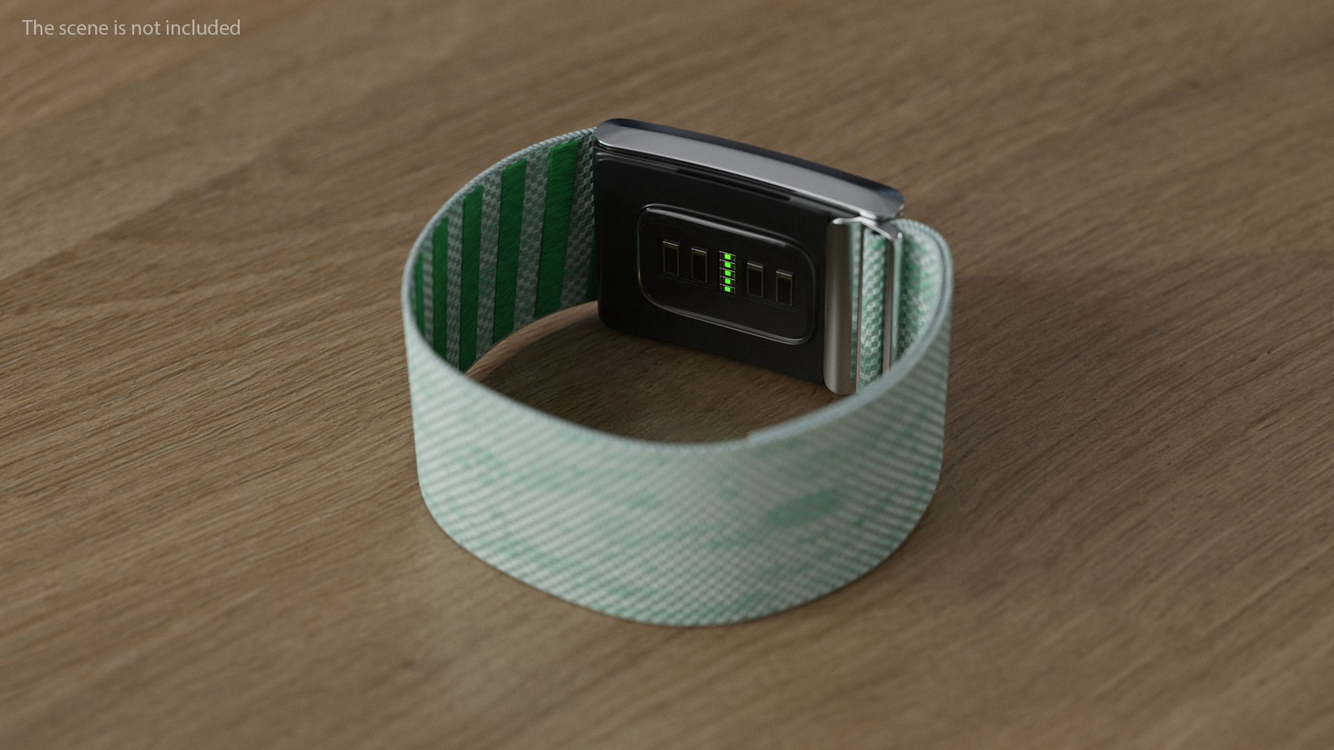 3D Fitness Band Green Rigged For Cinema 4D Model - TurboSquid 2125248