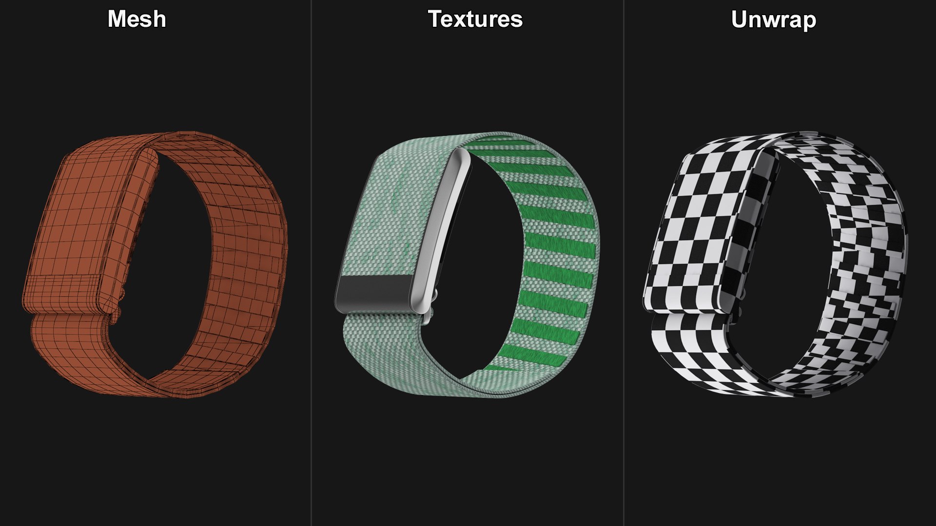 3D Fitness Band Green Rigged for Cinema 4D model - TurboSquid 2125248