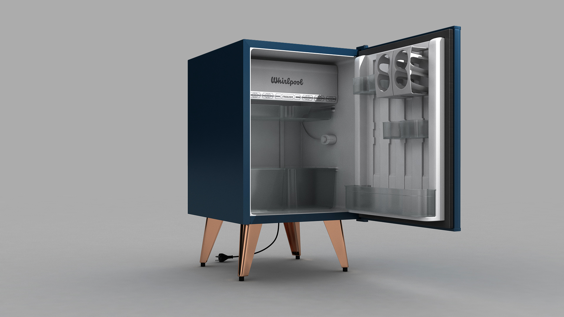 Retro Mini Fridge 3D Model - TurboSquid 1476980