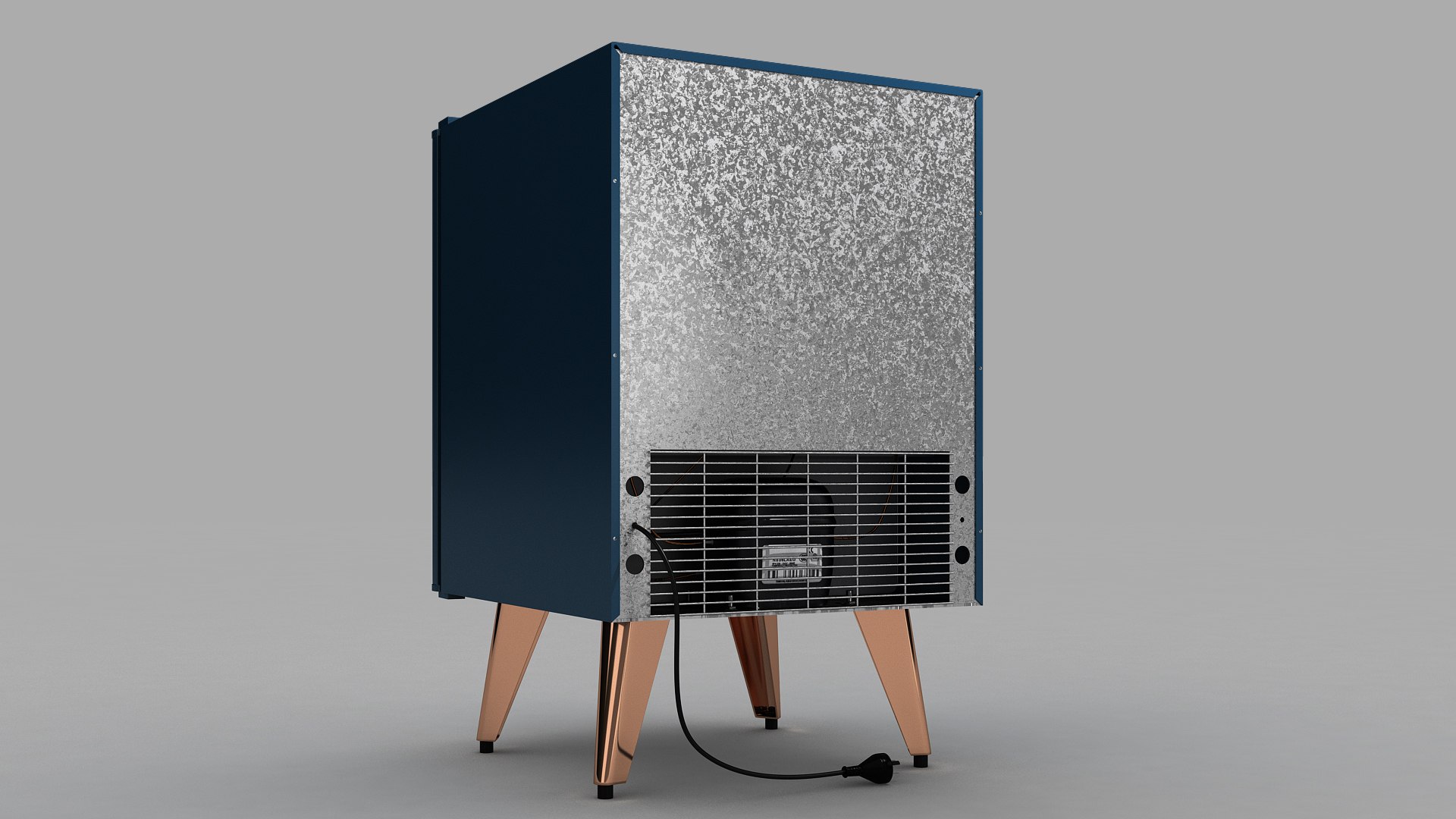 Retro Mini Fridge 3D Model - TurboSquid 1476980