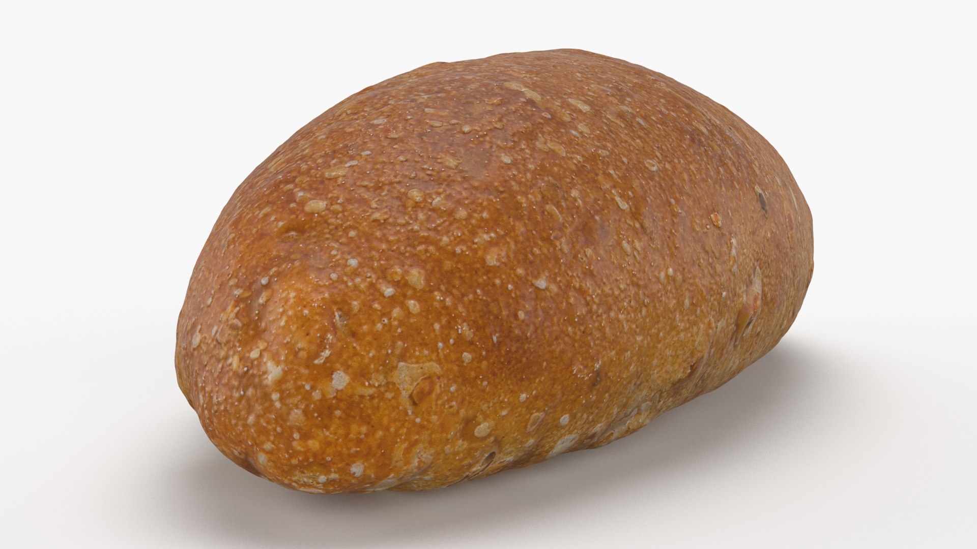 3D Whole Wheat Roll Model - TurboSquid 1805683
