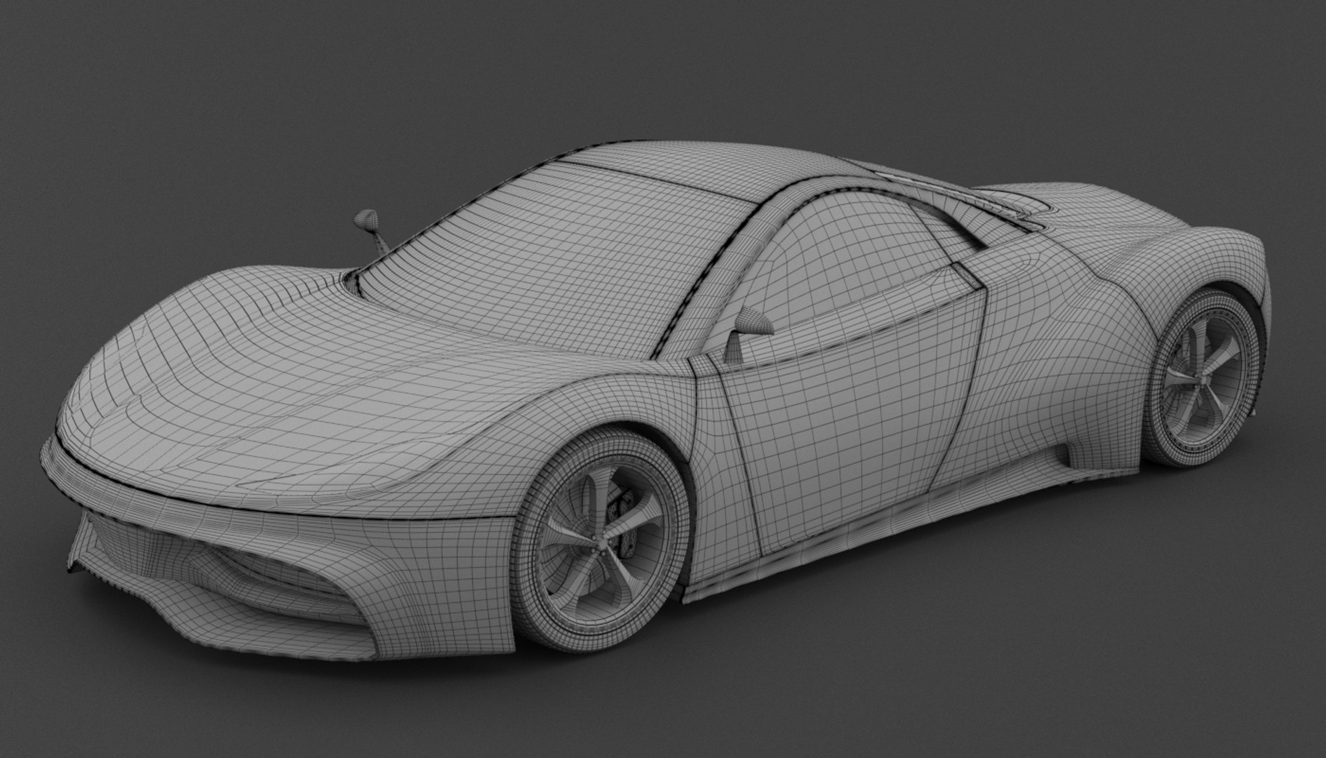 3D Model Project Supercar Idest - TurboSquid 1245988