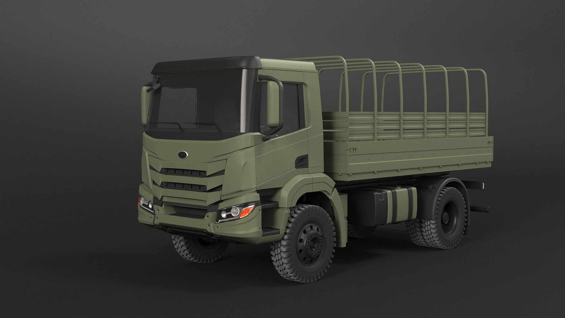 3D Generic Military Truck - TurboSquid 1975076