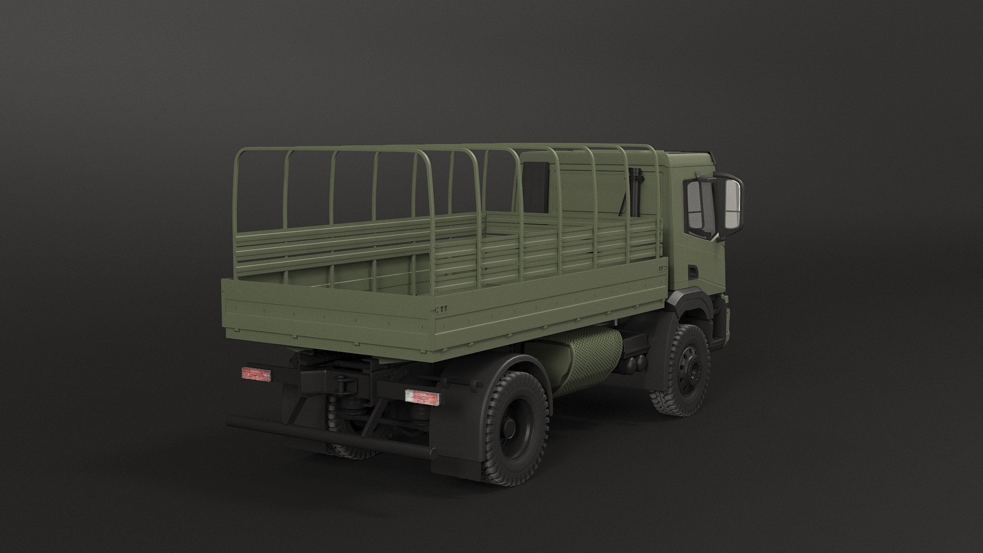 3D Generic Military Truck - TurboSquid 1975076
