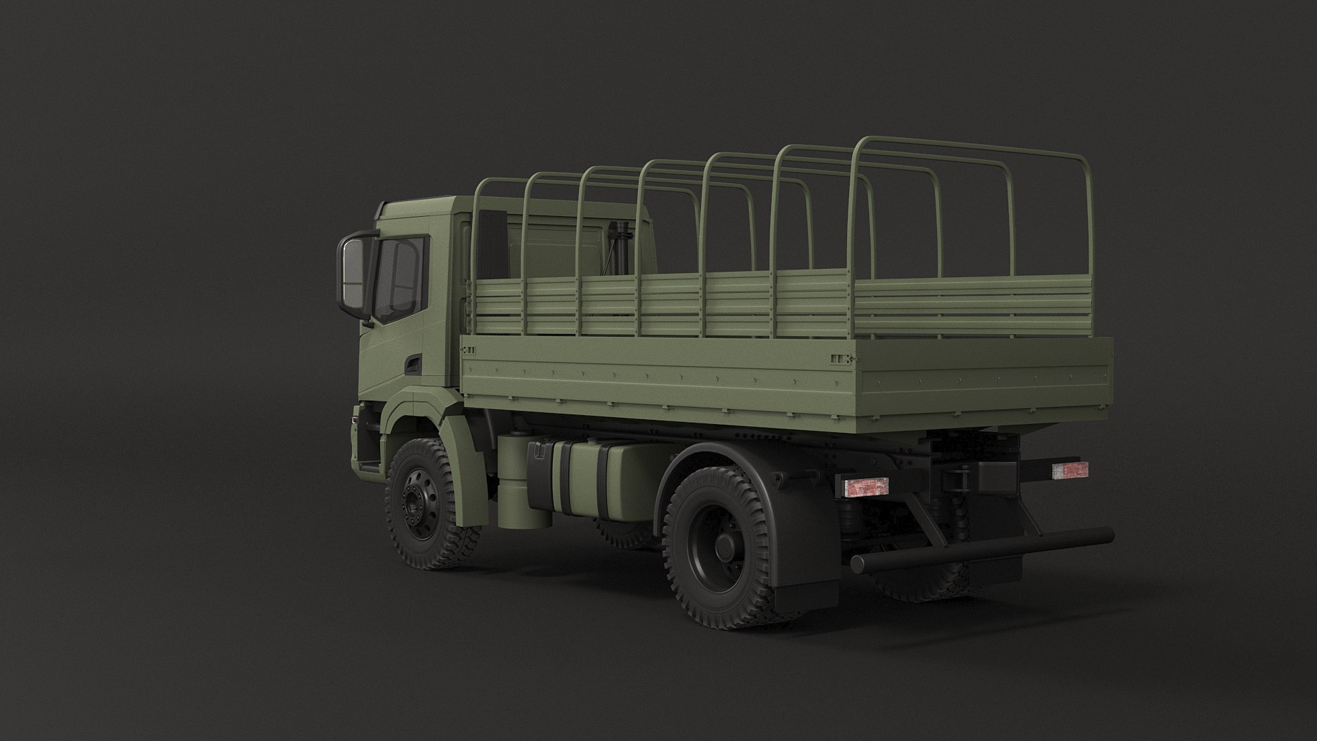 3D Generic Military Truck - TurboSquid 1975076
