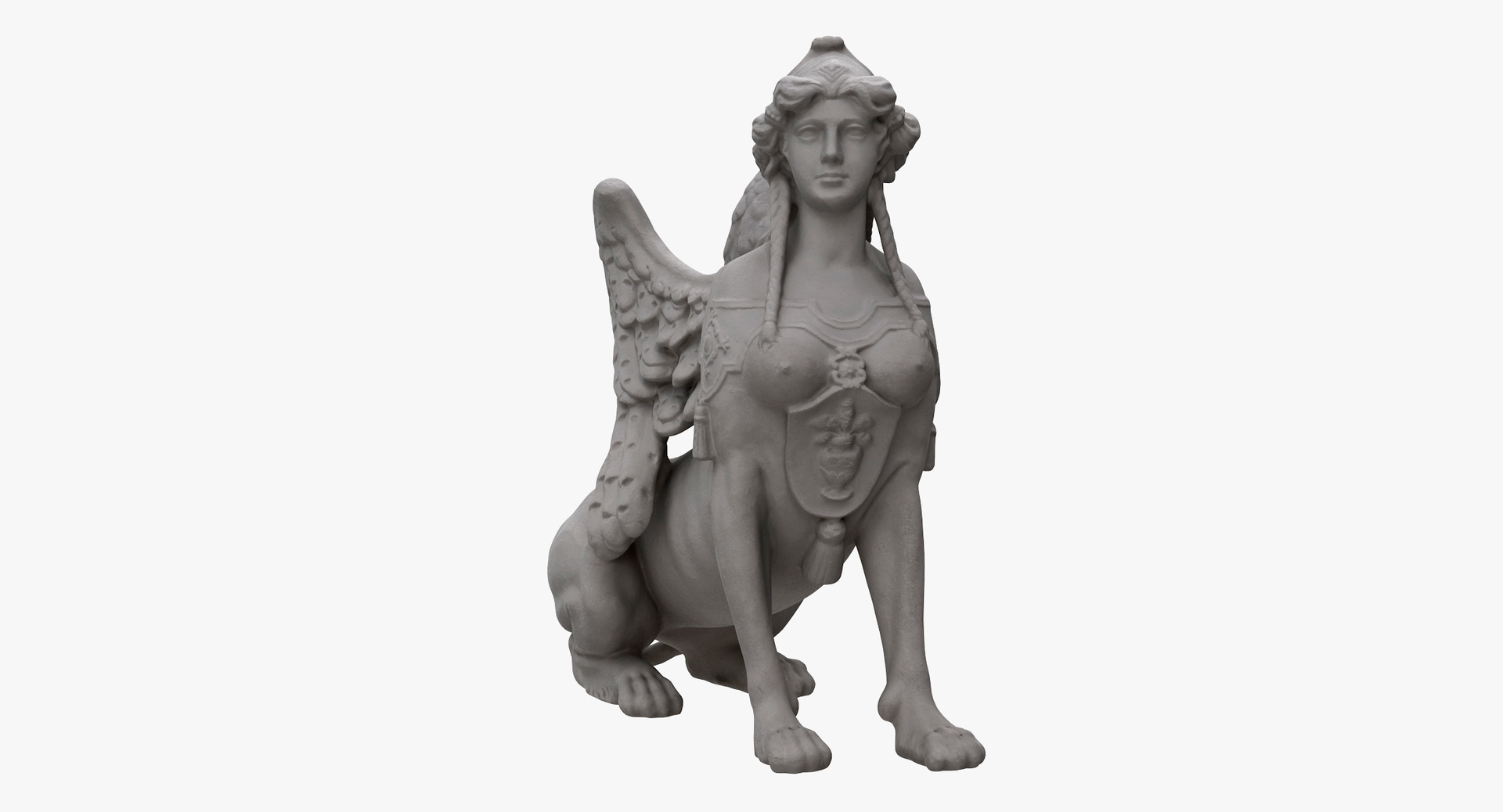 Woman Head Sphinx model - TurboSquid 1912804