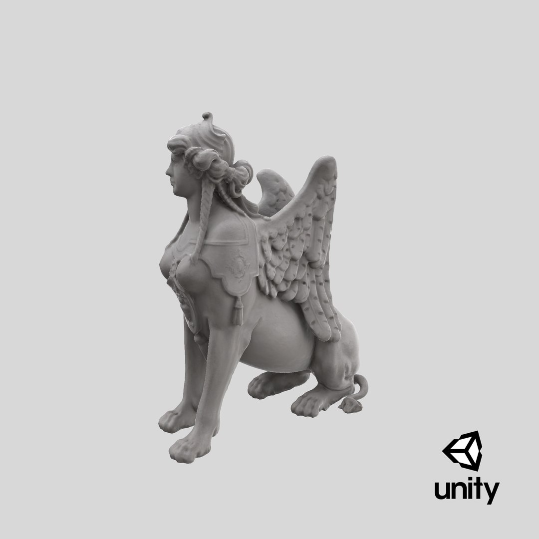 Woman Head Sphinx Model - TurboSquid 1912804