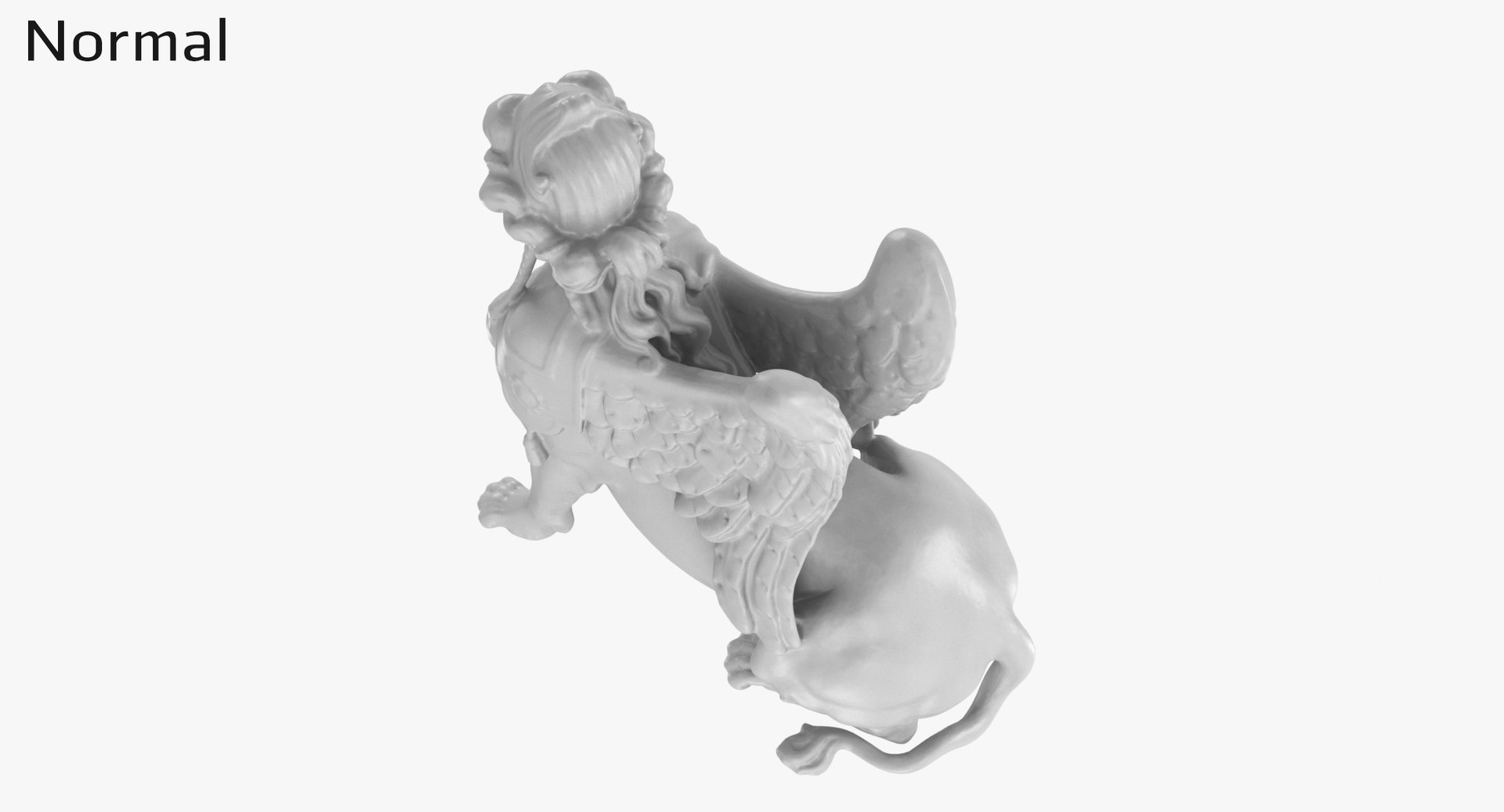 Woman Head Sphinx Model - TurboSquid 1912804