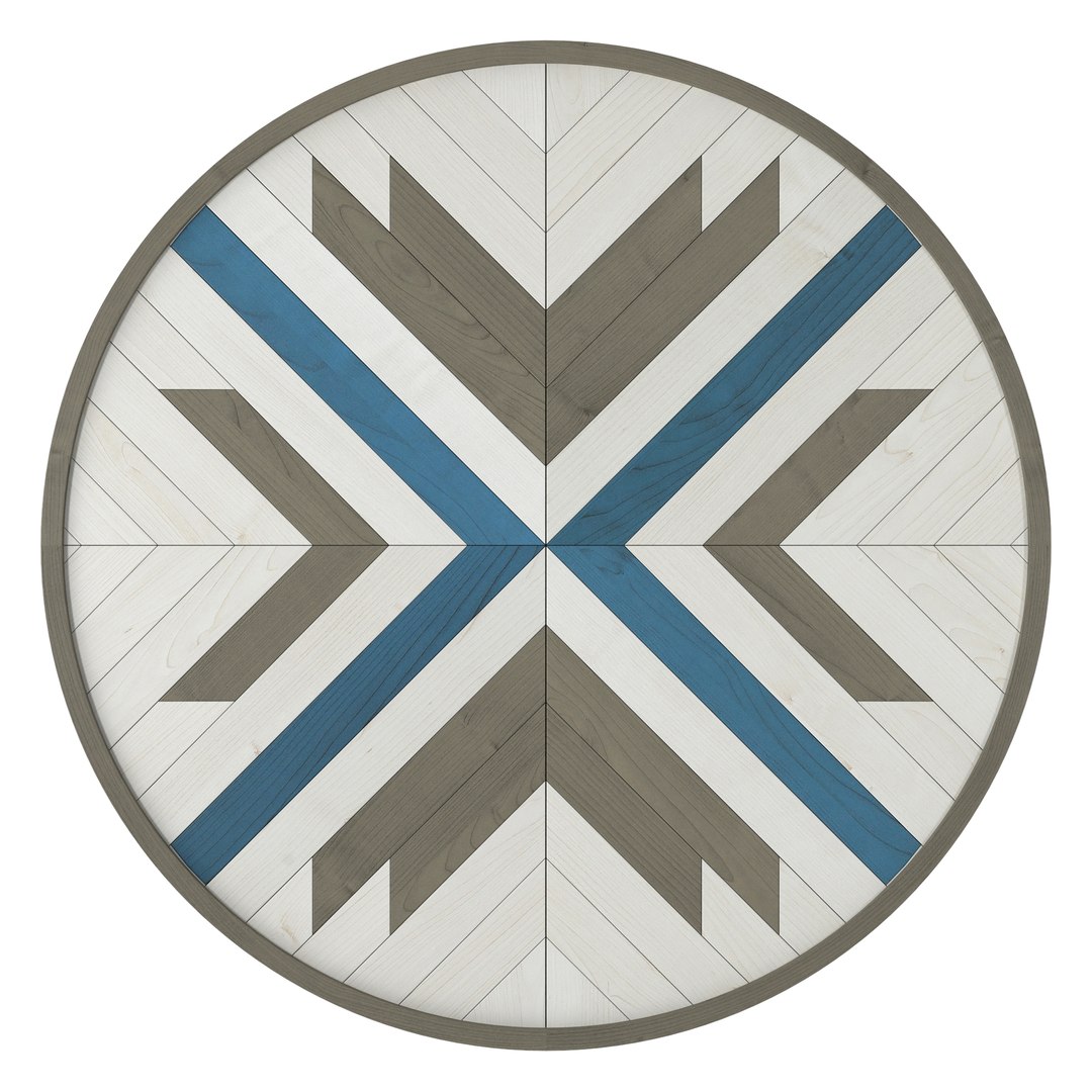 Geometric Wood Wall Art 3D - TurboSquid 2052567