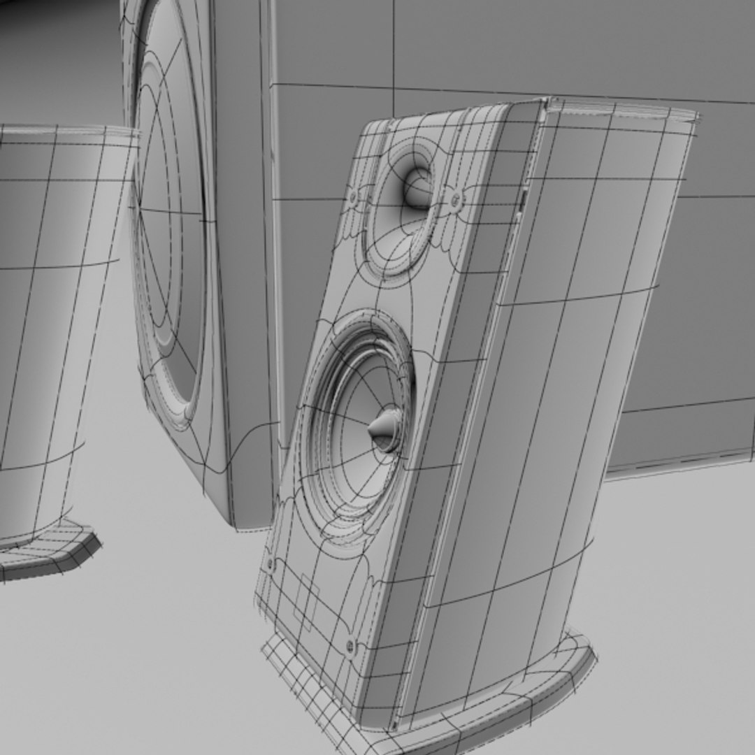 3d Logitech Z-2300 2 1