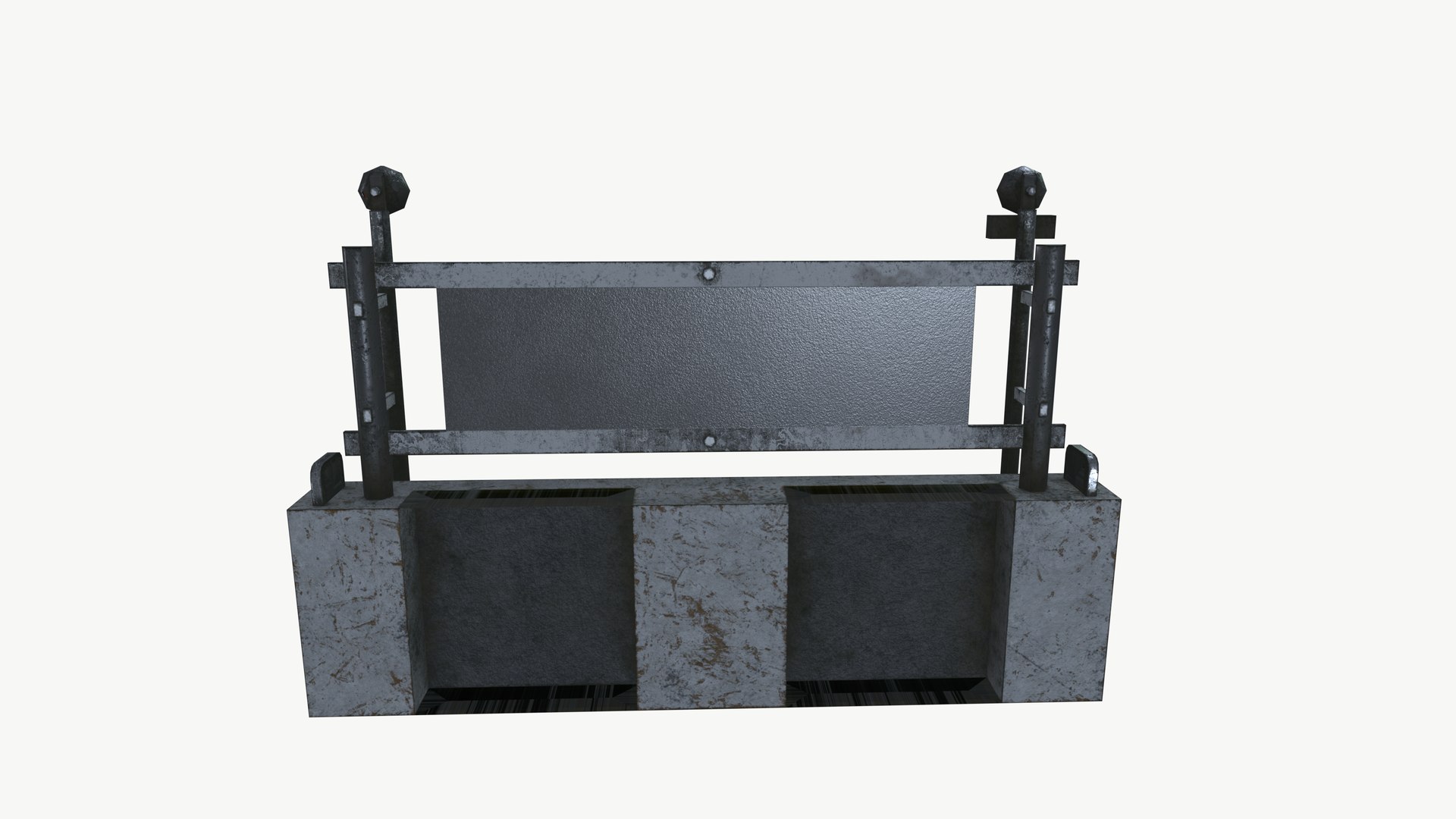 Barrier 3D Model - TurboSquid 2330061