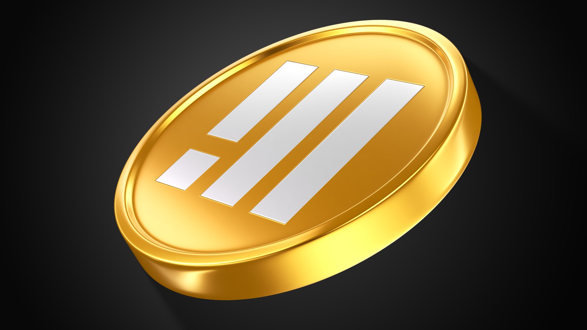3D BUSD GOLD COIN Model - TurboSquid 2047449