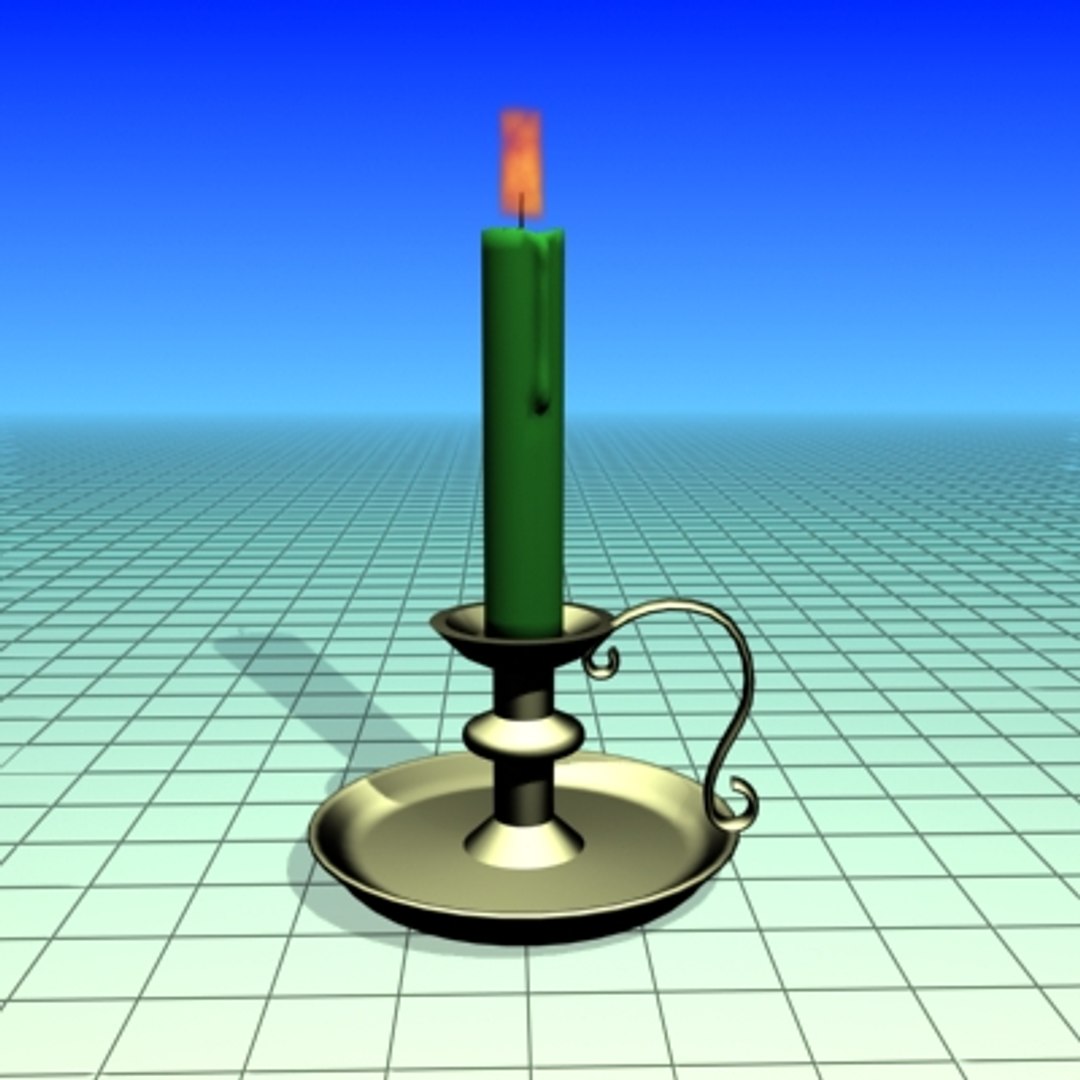 Free Candle 3d Model