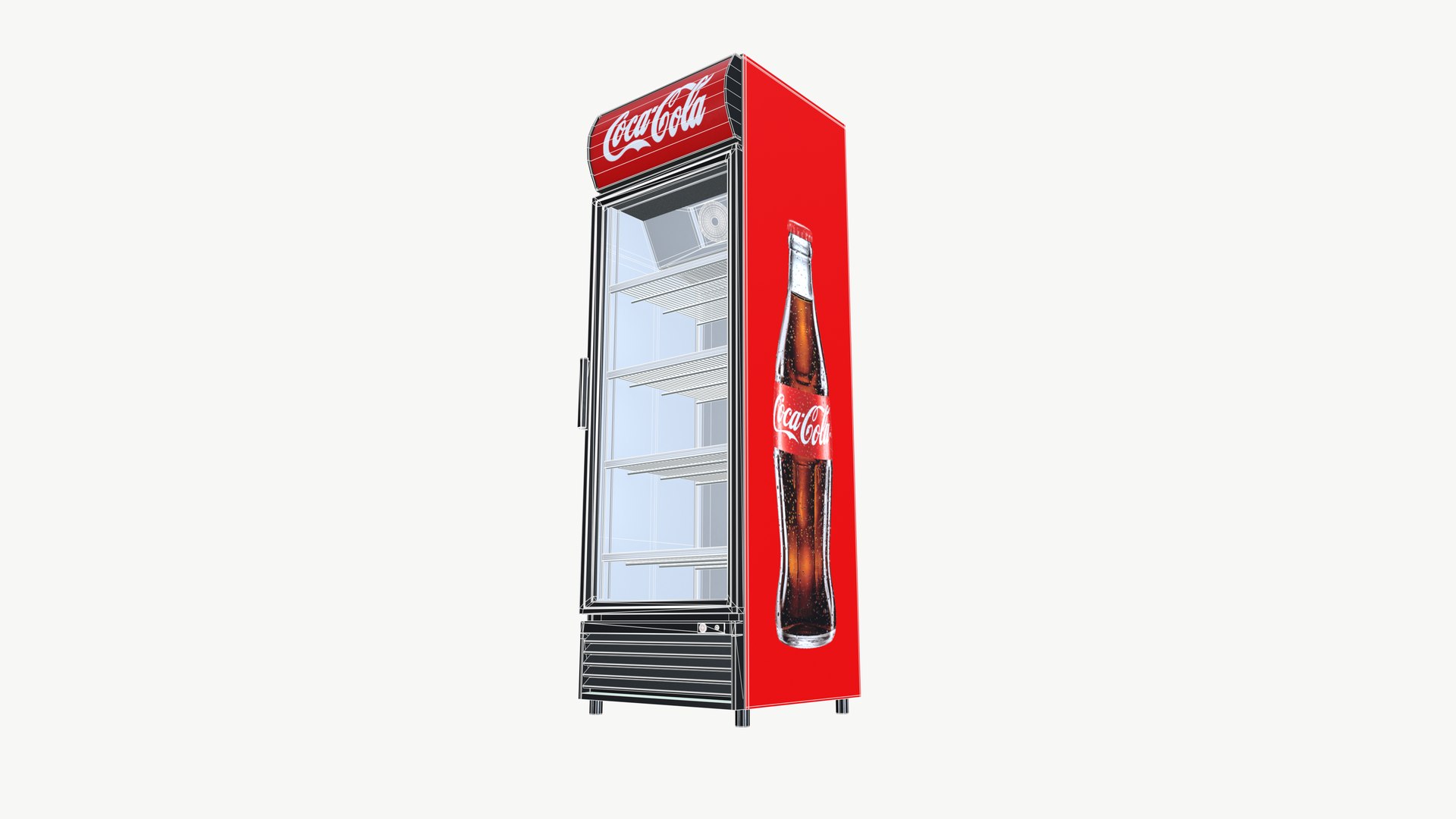 3D Coco Cola Fridge - TurboSquid 2273749