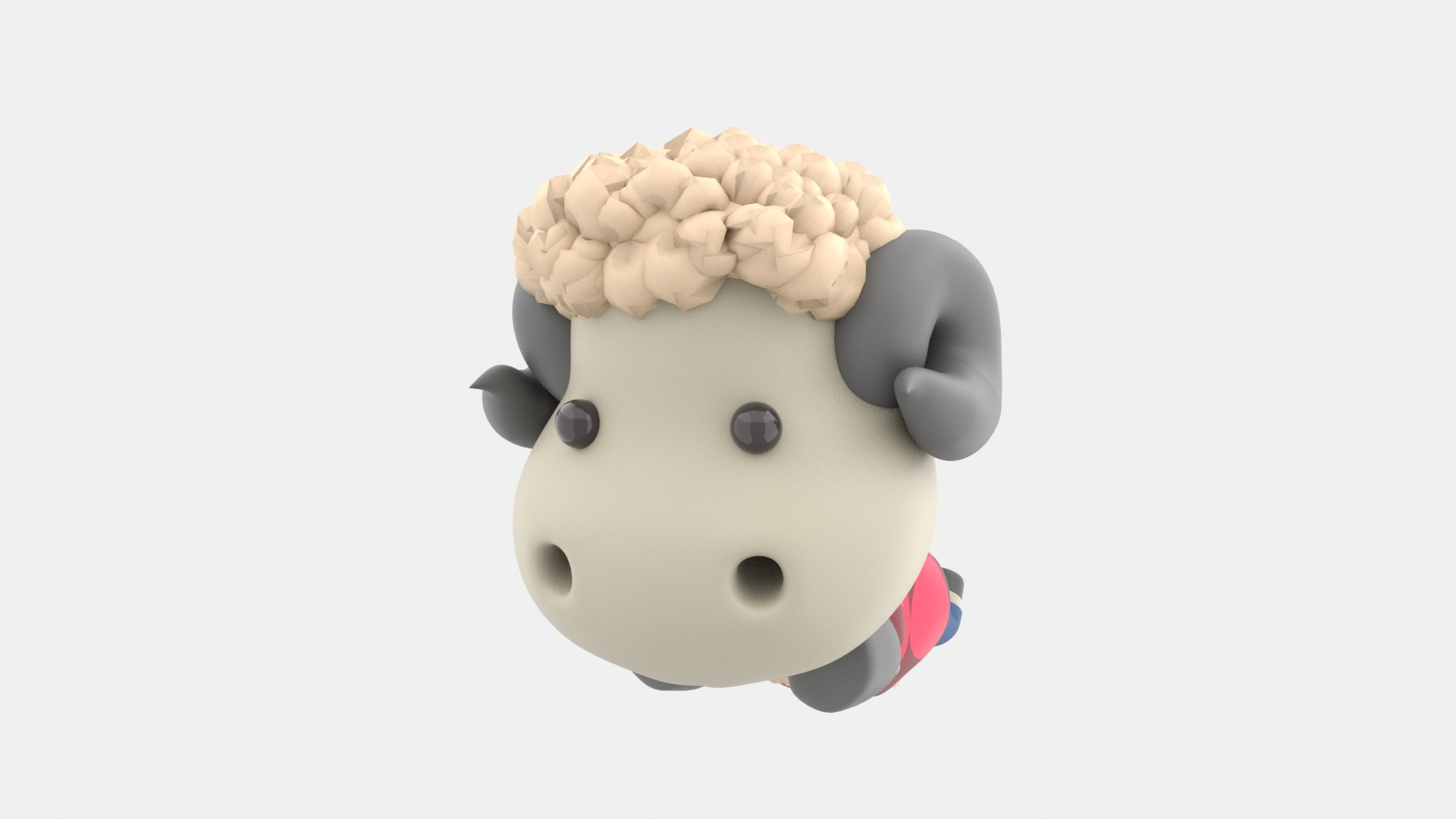 Cute Sheep 3D Illustration 3D Model - TurboSquid 2238814