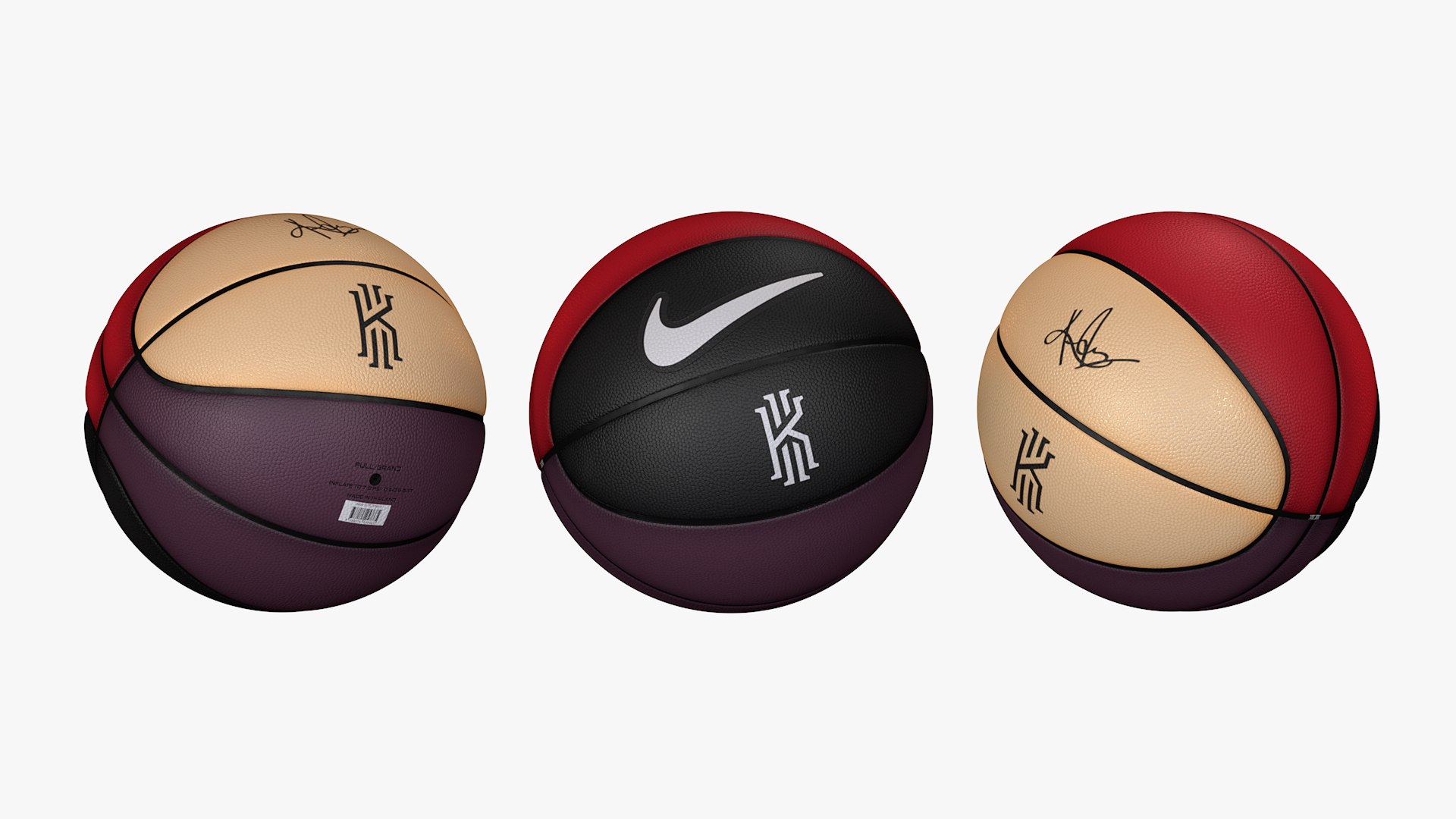 3D Kyrie Irving Nike Crossover Ball Basketball - TurboSquid 1735700