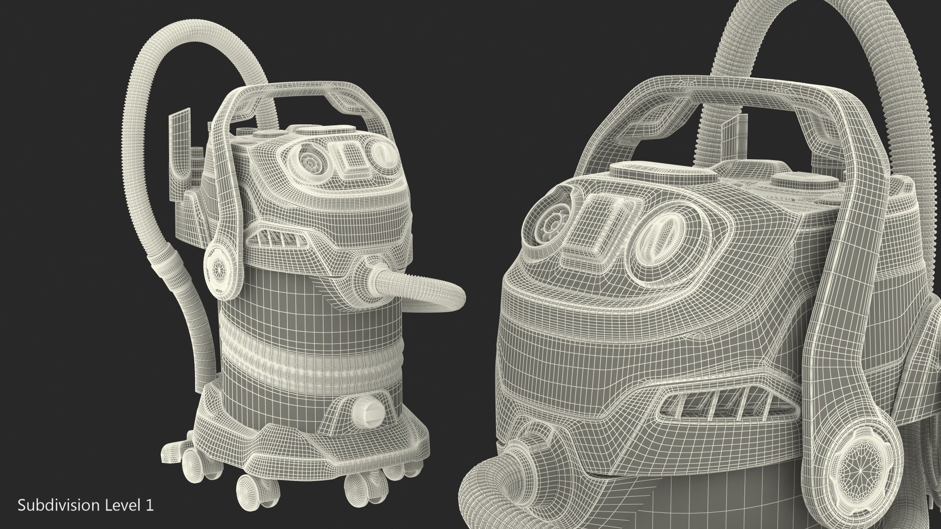 Industrial multi-purpose vacuum cleaner 3D model - TurboSquid 1468963