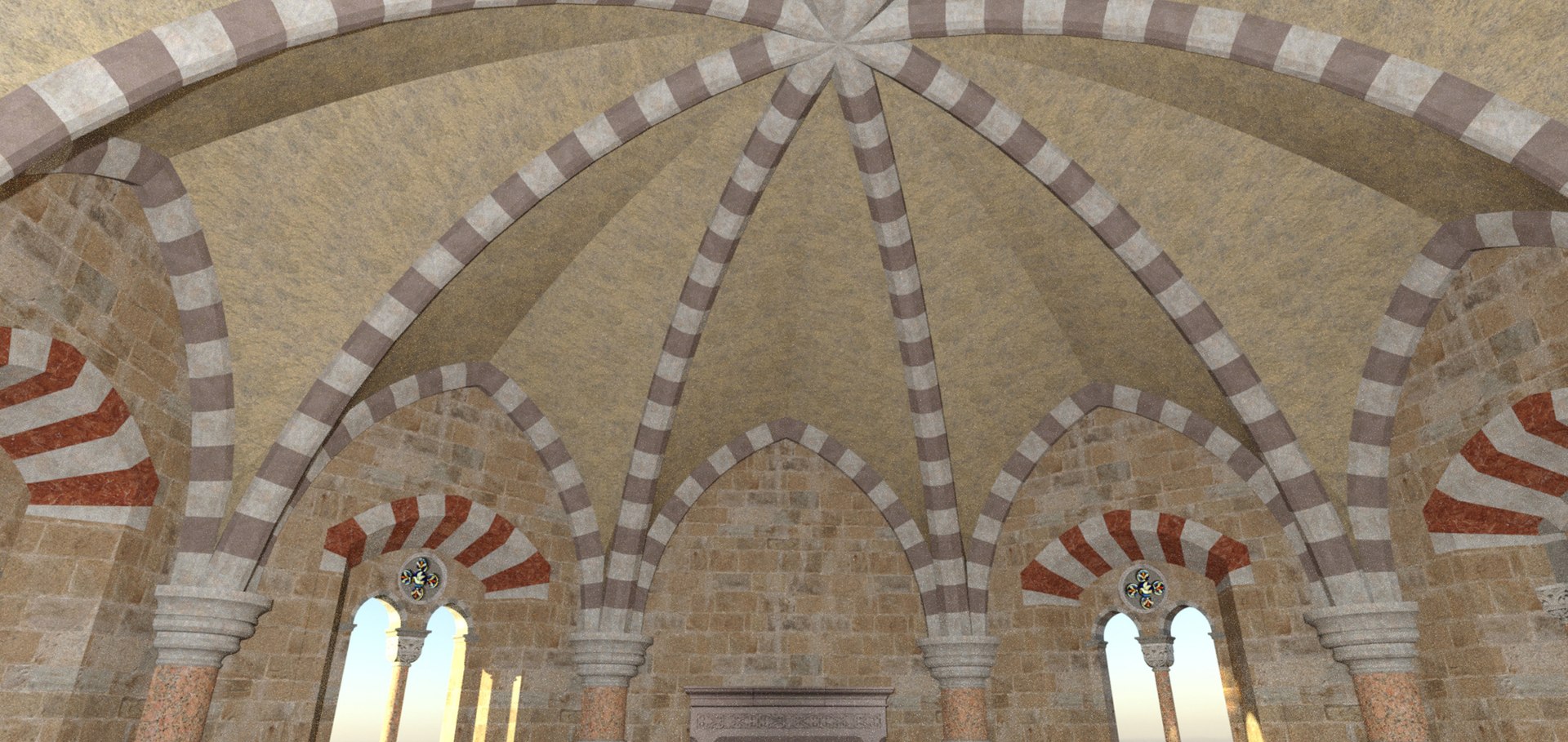 Room castle romanesque 3D model - TurboSquid 1677274